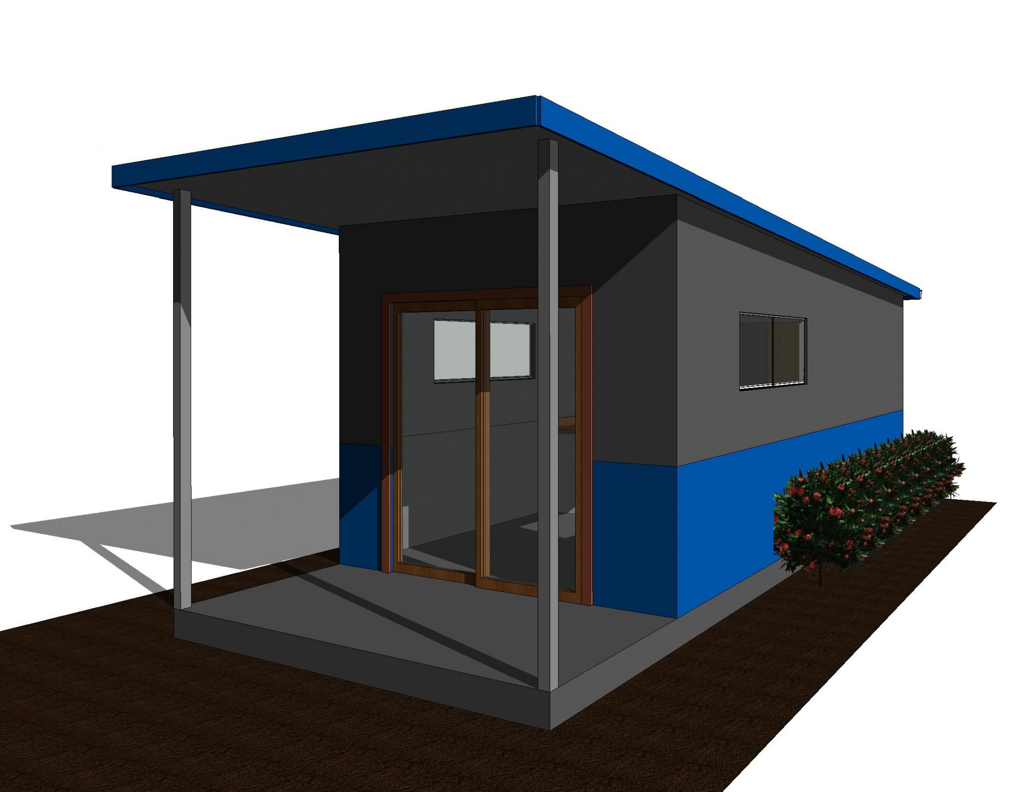 Studio-front-view - Portable Buildings Brisbane